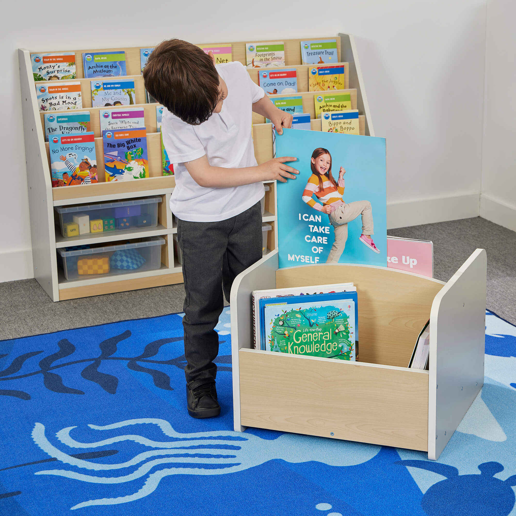 Modern Thrifty Big Book Storage Unit | Profile Education